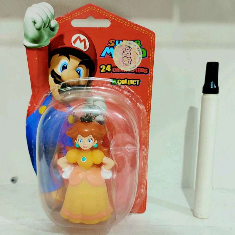 Jual mainan vinyl figure peach super mario bross princess peach super ...