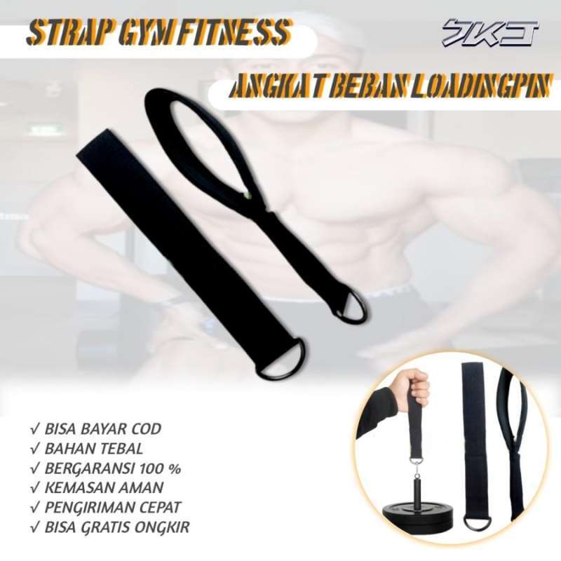 Jual Alat Fitnes Strap Gym Fitness Angkat Beban Loadpin Pulldown Tricep ...
