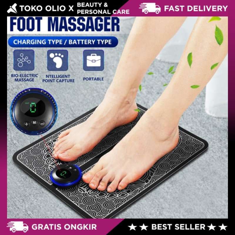 Jual Alat Pijat Refleksi Terapi Akupuntur Kaki Elektrik Ems Foot Massager - Fixmarket Di Seller ...