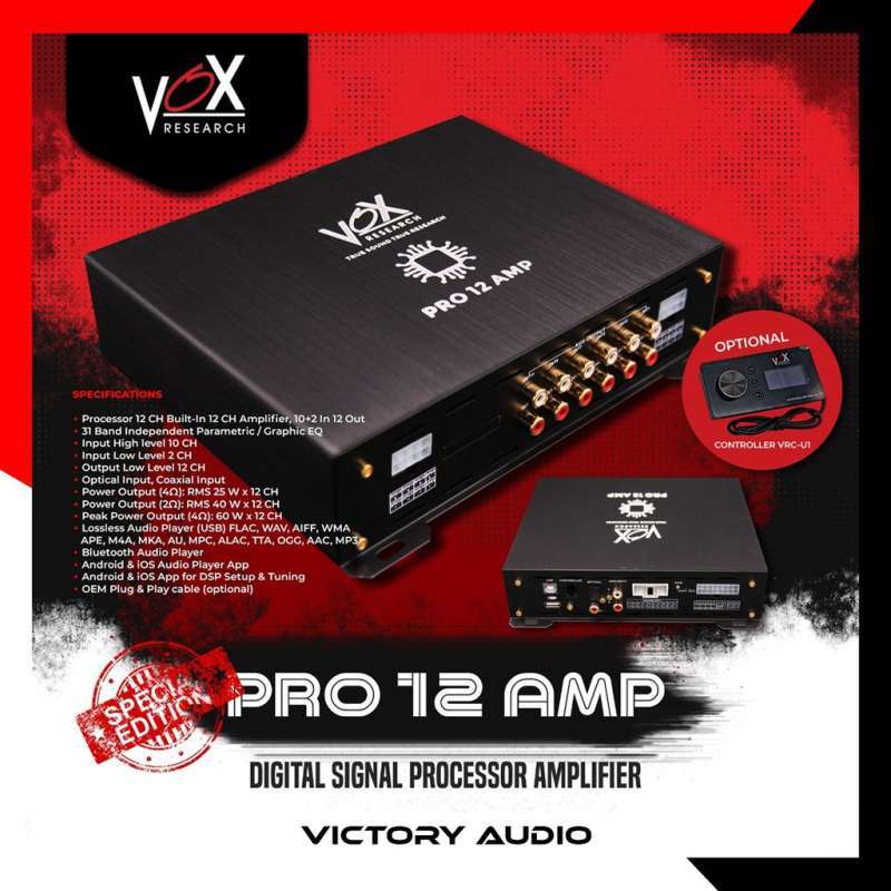 Promo Digital Signal Processor VOX PRO 12 AMP 12 Channel Processor ... Promo Digital Signal Processor VOX PRO 12 AMP 12 Channel Processor ...