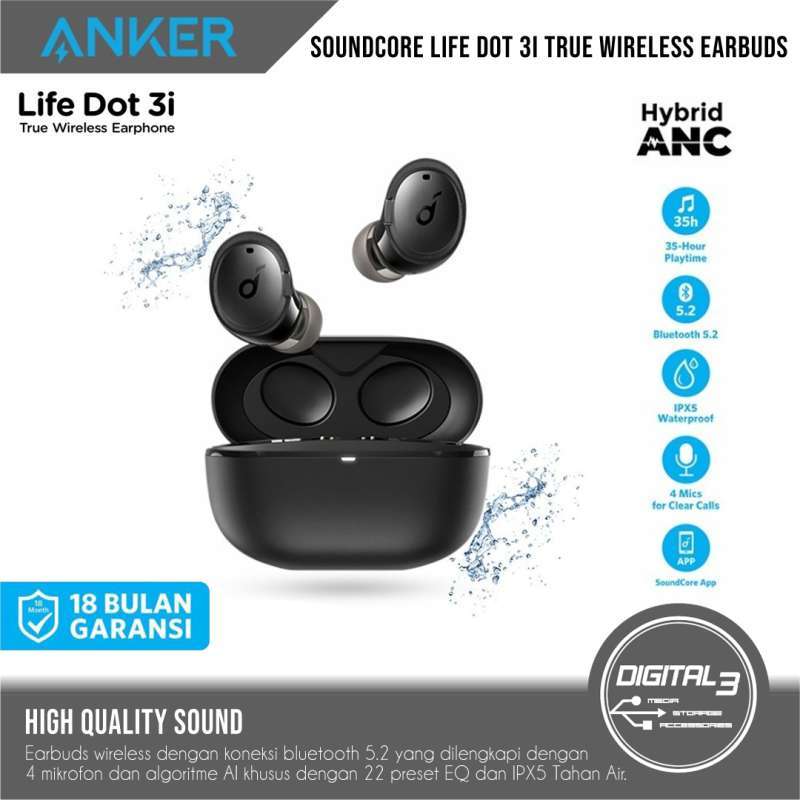 Jual Soundcore Life Dot I 3 Original, Murah & Diskon April 2024 | Blibli