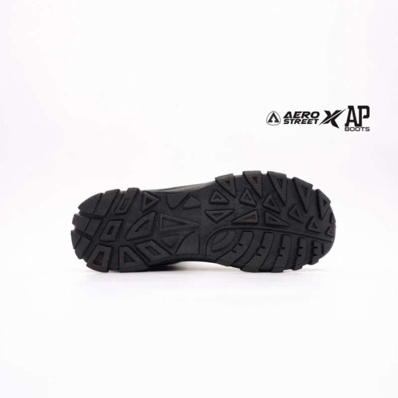 Promo Aerostreet x AP Boots Aeromoto Hitam - Sepatu Outdoor Touring ...