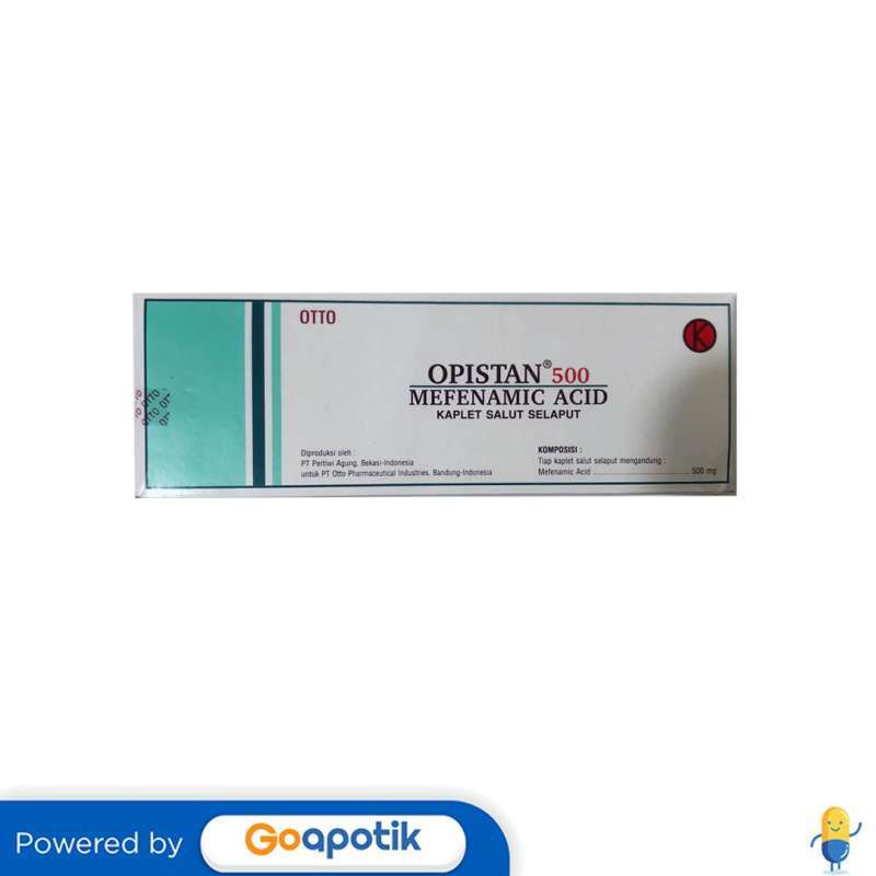 Jual Opistan 500 Mg Box 100 Kaplet Di Seller Apotek El Luna Farma ...