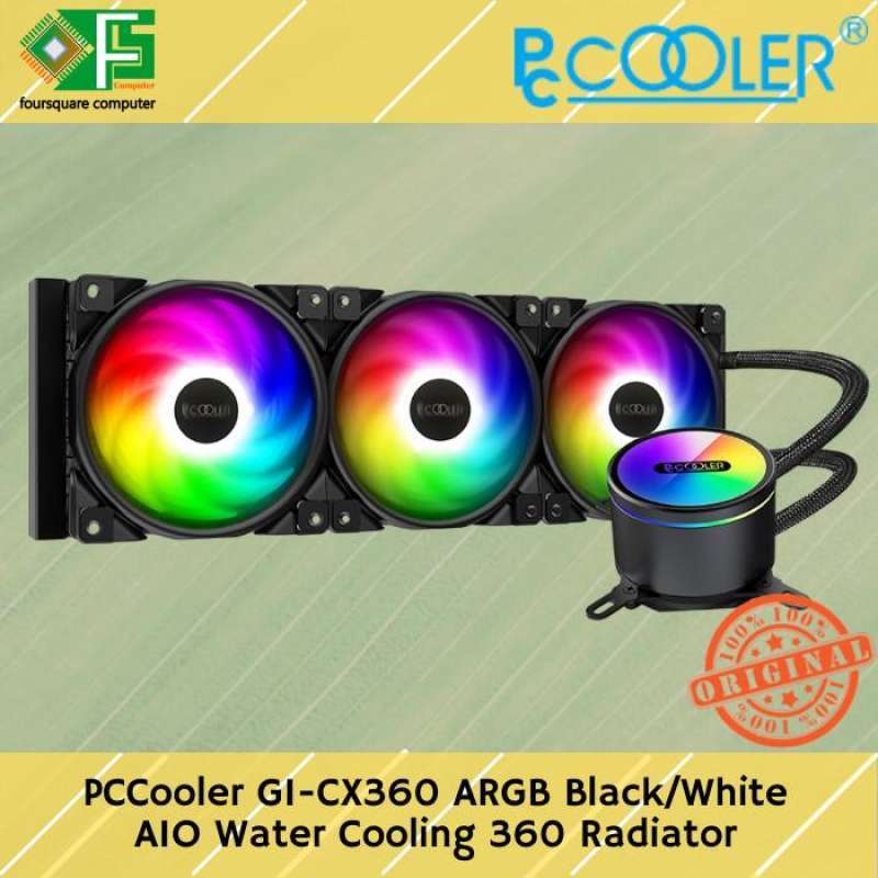 Jual Water Cooling PCCooler GI-CX360 ARGB CPU Cooler RGB GI CX360 ...