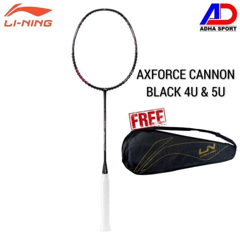 Promo Raket Lining Axforce Cannon Black 4U 5U Raket Badminton ...