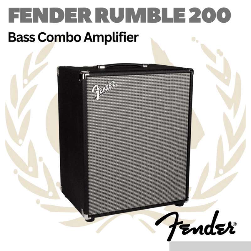 Jual Fender Rumble 200 V3 Bass Combo Amplifier - Ampli Bass Elektrik Di ...