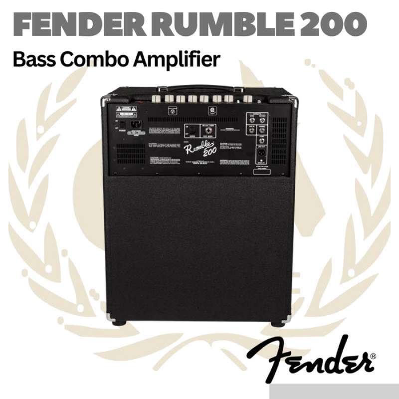 Jual Fender Rumble 200 V3 Bass Combo Amplifier - Ampli Bass Elektrik Di ...