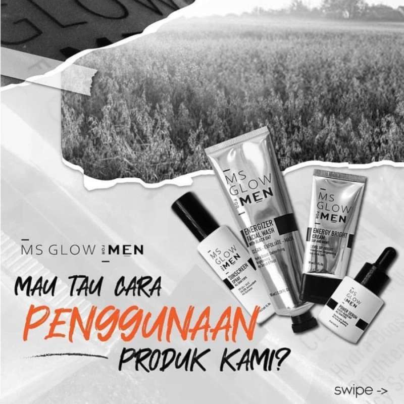 Promo MS Glow Men - Complete Series (Free POU + WAISH BAG) Diskon 23% ...