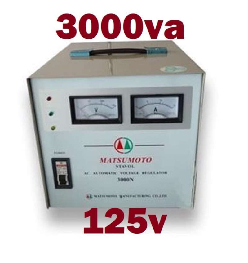 Promo New Avr Transformer Step Down Step Up + Stabilizer Matsumoto 3000 ...