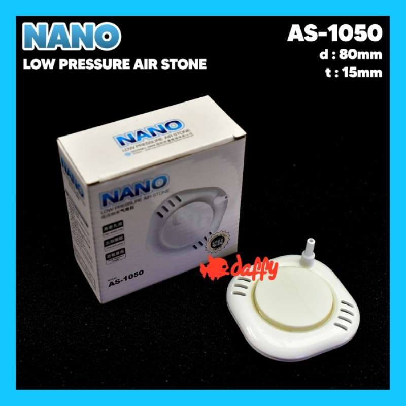 Promo NANO airstone low pressure AS 1050 batu aerator micro bubble ...