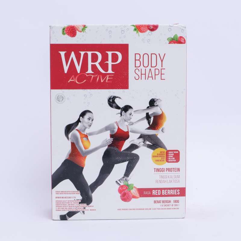 Promo Wrp Active Body Shape Red Berries [180 G] Diskon 44% Di Seller ...