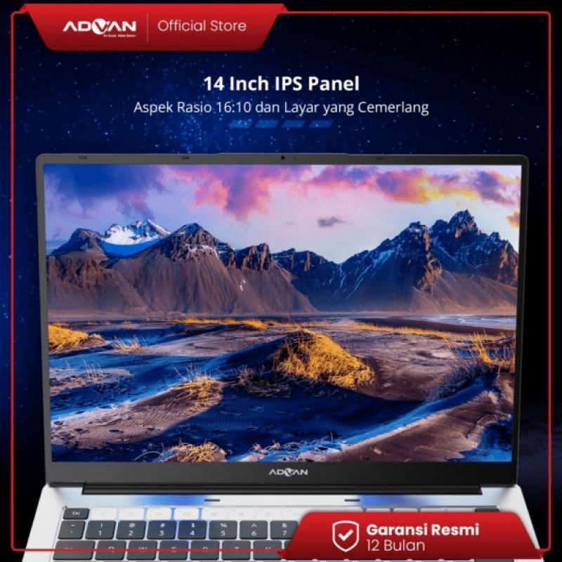 Promo Advan Work Plus Ryzen 5 6600h 512gb Ssd 16gb Ips Win11 Diskon 12% ...