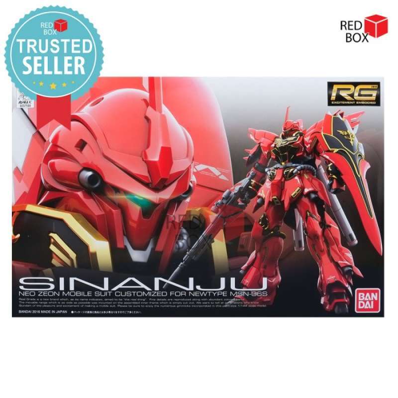 Promo RG Sinanju Bandai Original Gundam Gunpla 1/144 Real Grade 22 ...