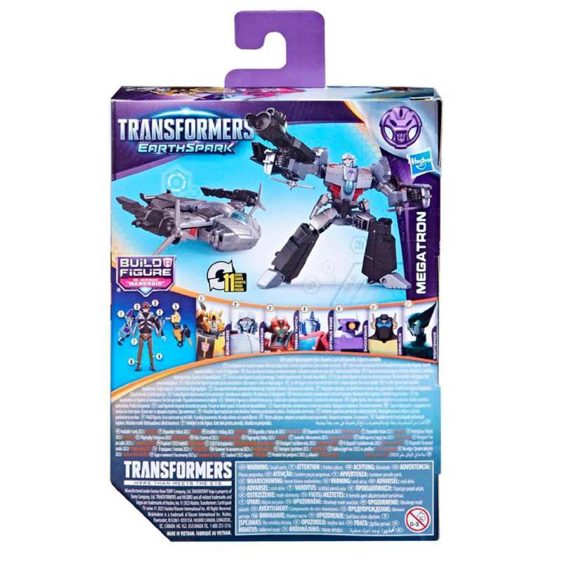 Promo Transformers Earthspark Deluxe Megatron Figure Baf Mandroid ...