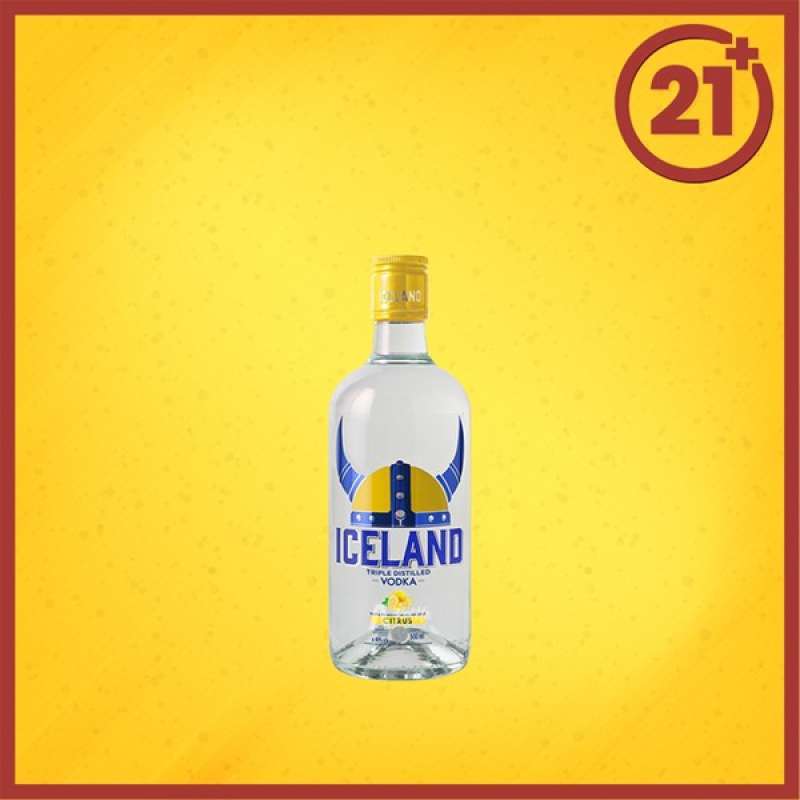 Promo Iceland Vodka Citrus 500 Ml ( 100% Original & Resmi By Bottle ...