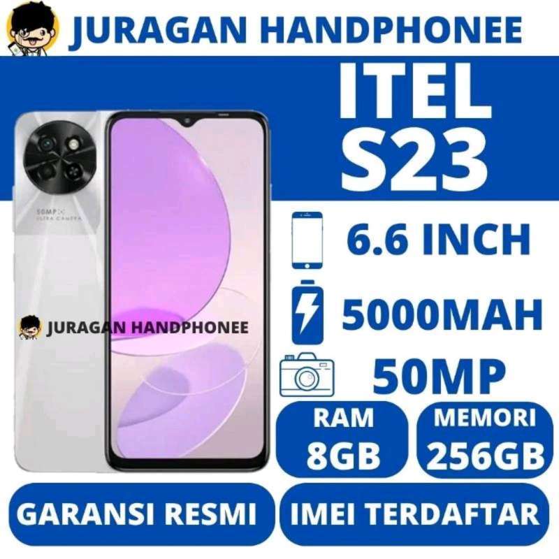 Promo Itel S23 (8GB/256GB) (8GB/128GB) Garansi Resmi Diskon 7% di Seller Juragan Handphonee ...