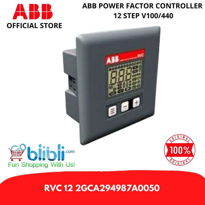 Jual ABB POWER FACTOR CONTROLLER 12 STEP V100/440 RVC 12 2GCA294987A0050 di Seller ABB - Glodok ...