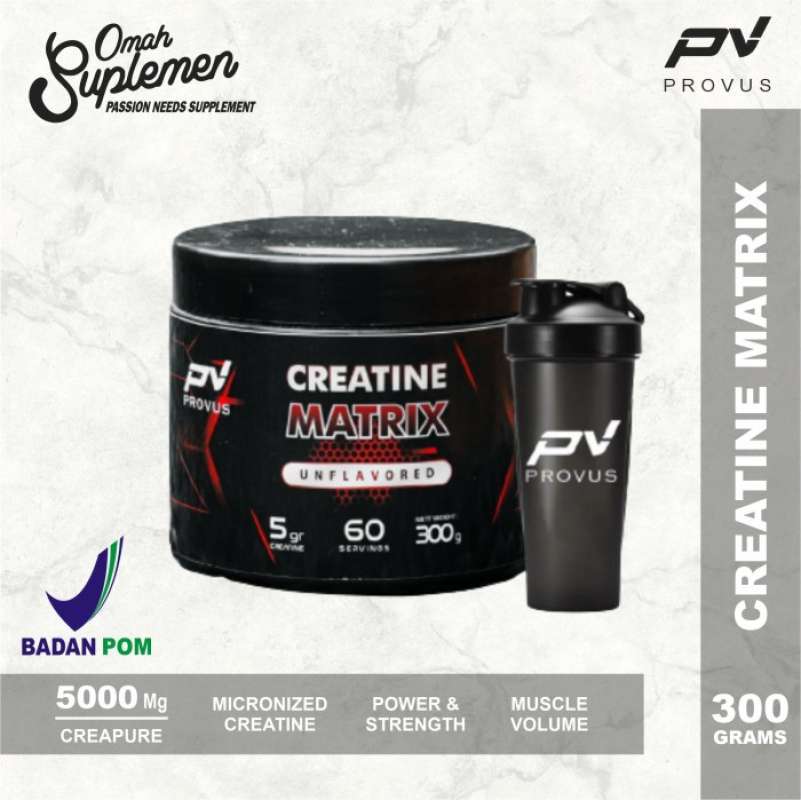 Promo Provus Creatine Matrix 300 Gr Creatine Monohydrate Bpom Diskon 33 ...