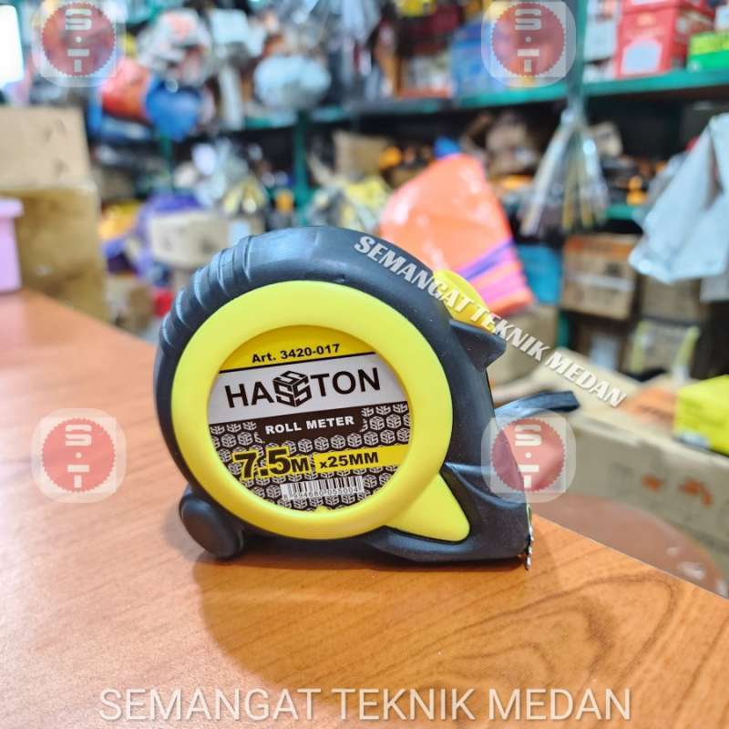 Promo Meteran Measuring Karet Roll Tape 7,5 7.5 7 M Meter Hasston 3420 ...