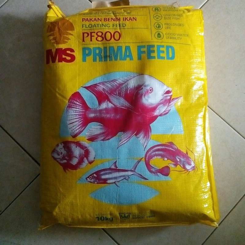 Promo Pakan Pelet Benih Ikan Prima Feed Pf800, Uk.10kg (khusus ...