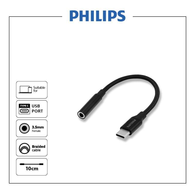 Promo Philips Swa3010c Audio Adapter Type C To Jack 3.5mm (philips Audio) Diskon 9% Di Seller ...