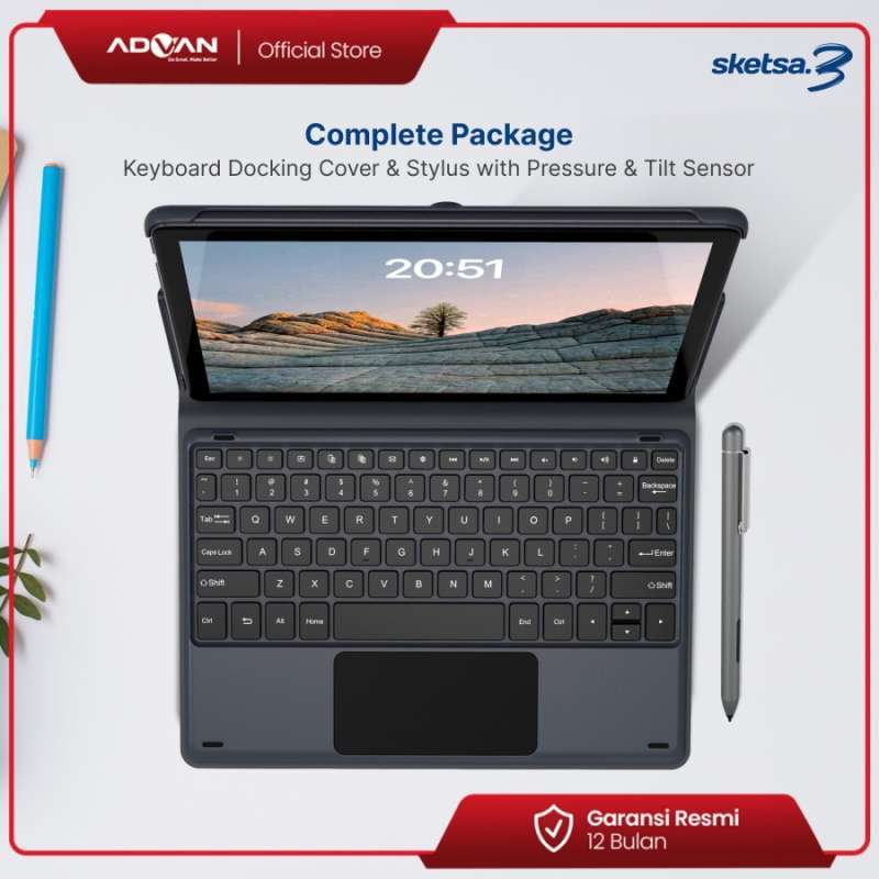 Jual Advan Tab Sketsa 3 10.1” Hd Ips 128gb+ram 6gb Tiger T606 Android ...