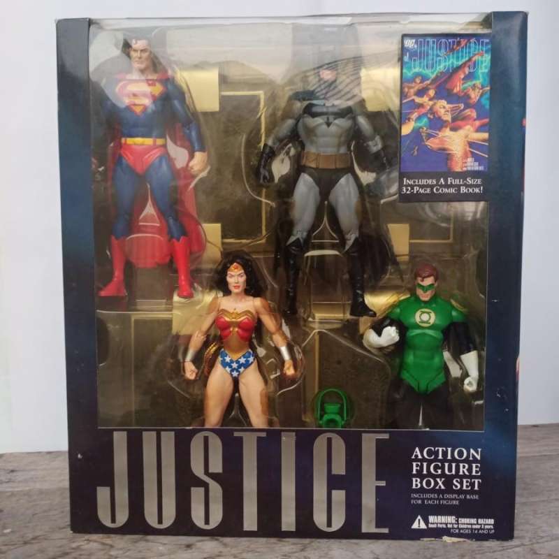 Jual Action Figure Alex Ross DC Direct Alex Ross Justice Box Set isi 4 ...