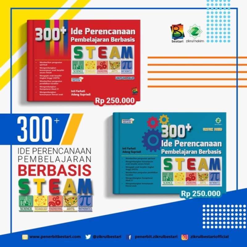 Promo Buku Panduan Guru PAUD -TK - STEAM - 300+ Ide Pembelajaran Berbasis Diskon 25% di Seller ...
