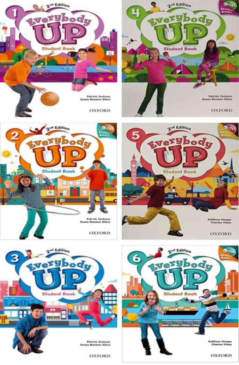 Jual Oxford Everybody Up Student Book 1/2/3/4/5/6/ 2nd Edition / Warna ...