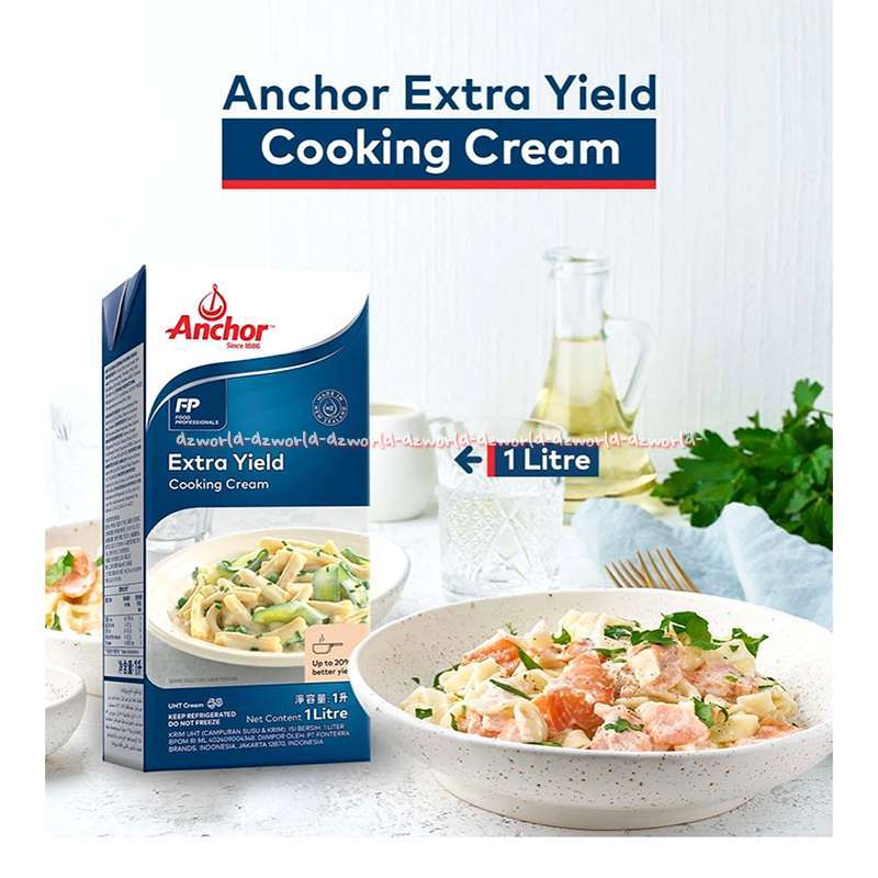 Promo Anchor Extra Yield 1l Cooking Cream Rasa Lebih Enak Lebih Creamy ...