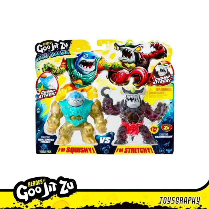 Promo Goo Jit Zu Deep Goo Sea Tidal Smash Thrash vs Hammerhook Goojitzu ...