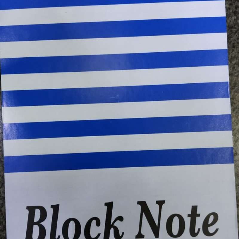 Jual Buku Block Note A5 Murah Prima Biru/buku Tulis/ Notes / Catatan Di ...