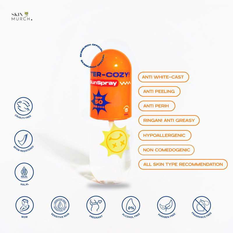 Jual Skinmurch - Ter-cozy Sunspray Spf 50 Pa+++ | Cloud Skin Suncare ...