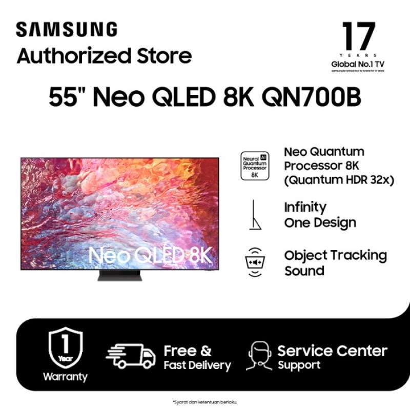 Promo Samsung Smart Tv 55 Inch Neo Qled 8k Qn700b Quantum Matrix ...