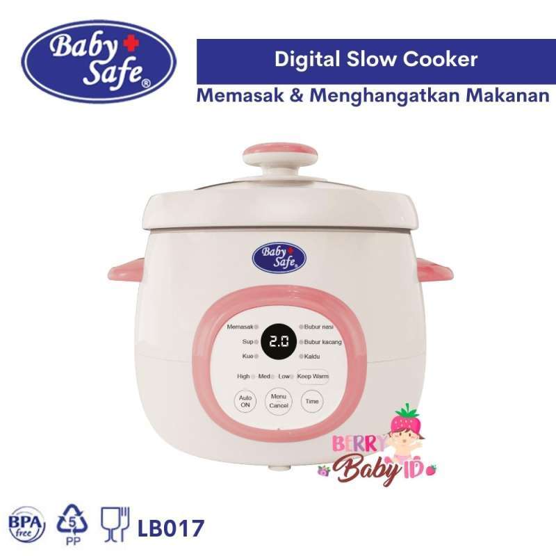 Promo Baby Safe Slow Cooker Digital Food Maker Perlengkapan Mpasi Bayi ...