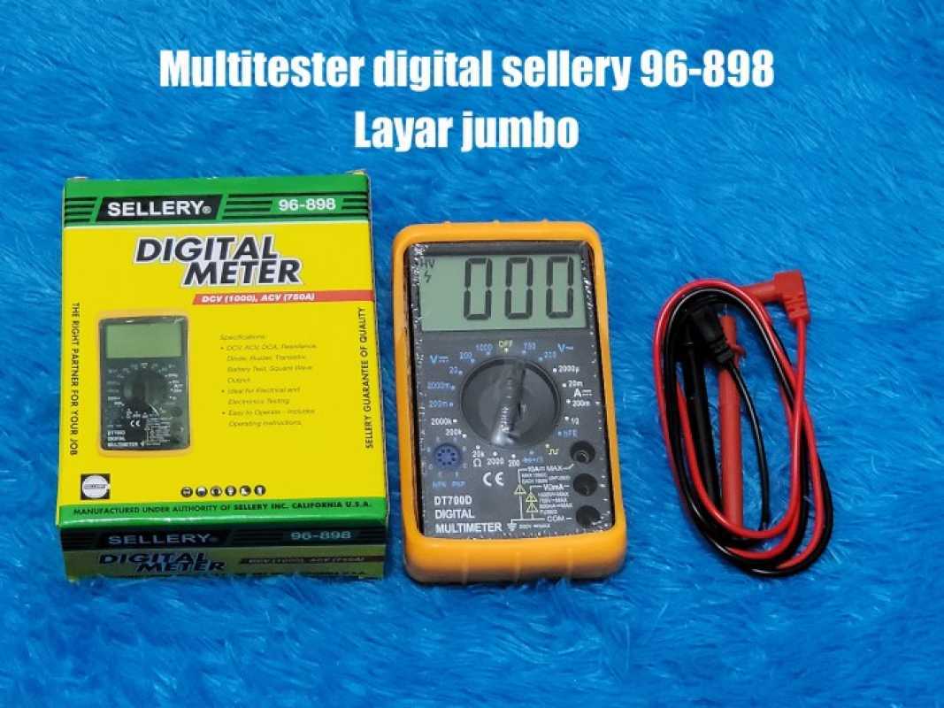 Promo SELLERY 96-898 layar jumbo DIGITAL METER MULTIMETER AVO ...
