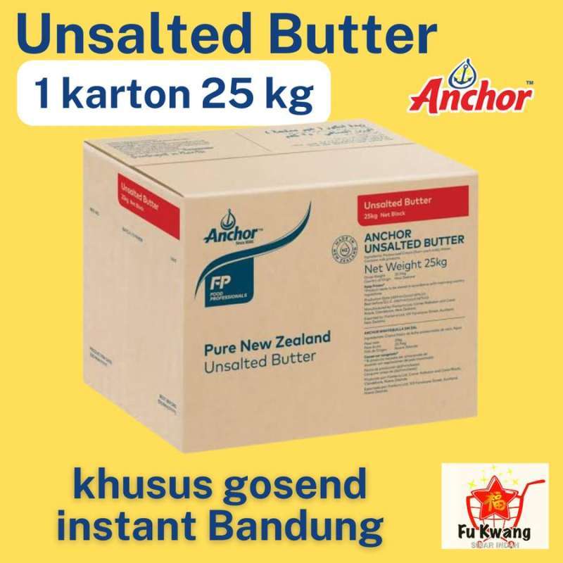 Jual Unsalted Butter 1 Karton Anchor Termurah - Harga Grosir Terupdate ...