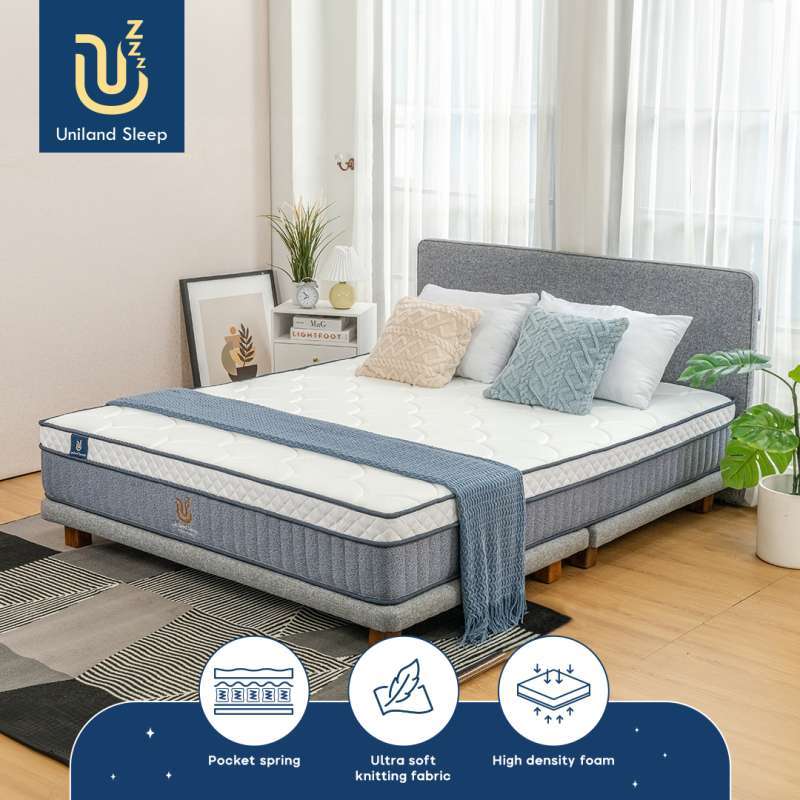 Promo Uniland Sleep Kasur Pocket Original Plushtop 27cm Diskon 54% Di ...