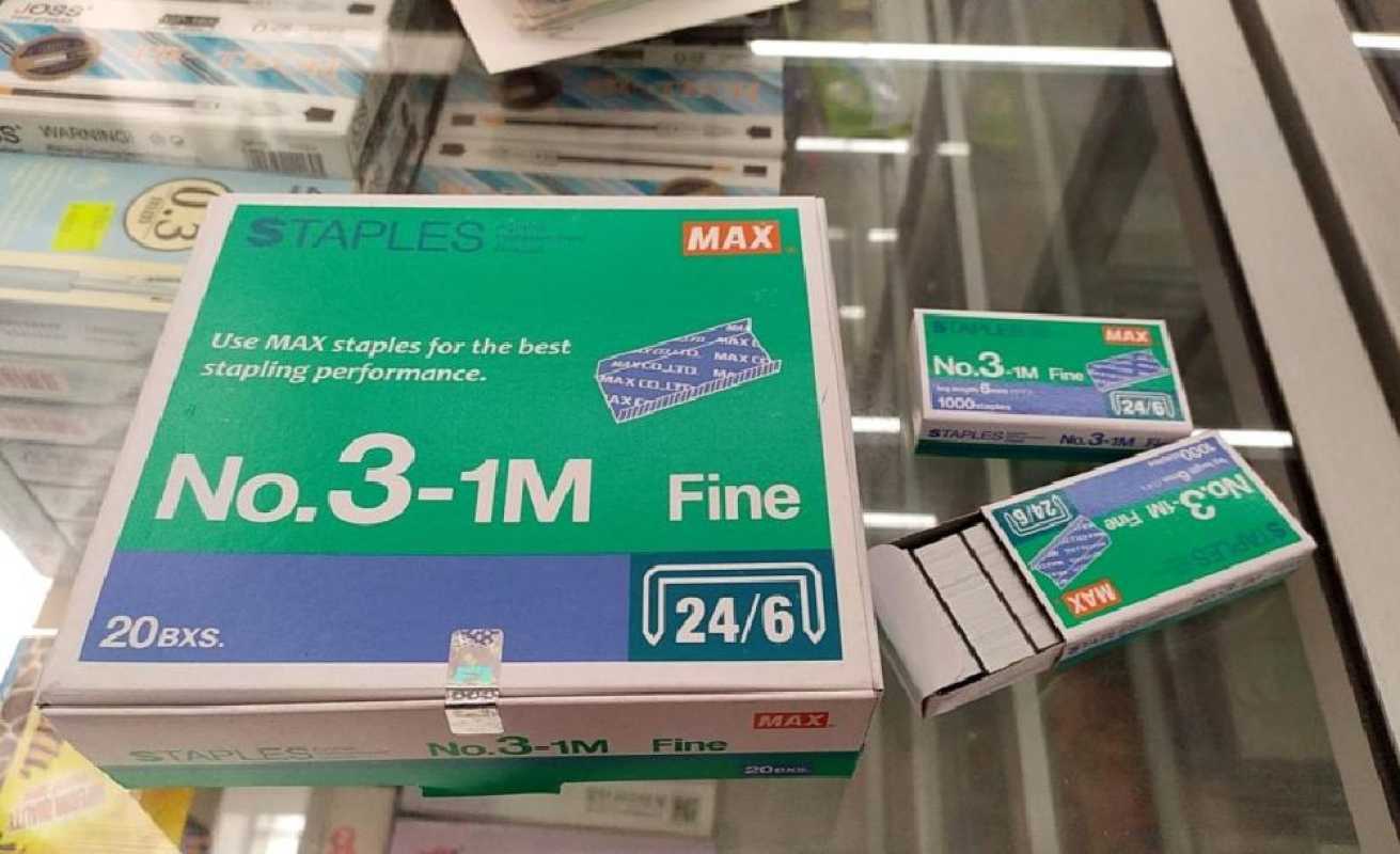 Jual Refil / Isi Staples Max No. 3-1m Besar Di Seller Goshen Shop ...
