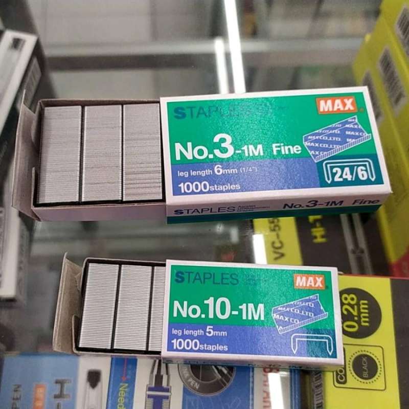 Jual Refil / Isi Staples Max No. 3-1m Besar Di Seller Goshen Shop ...