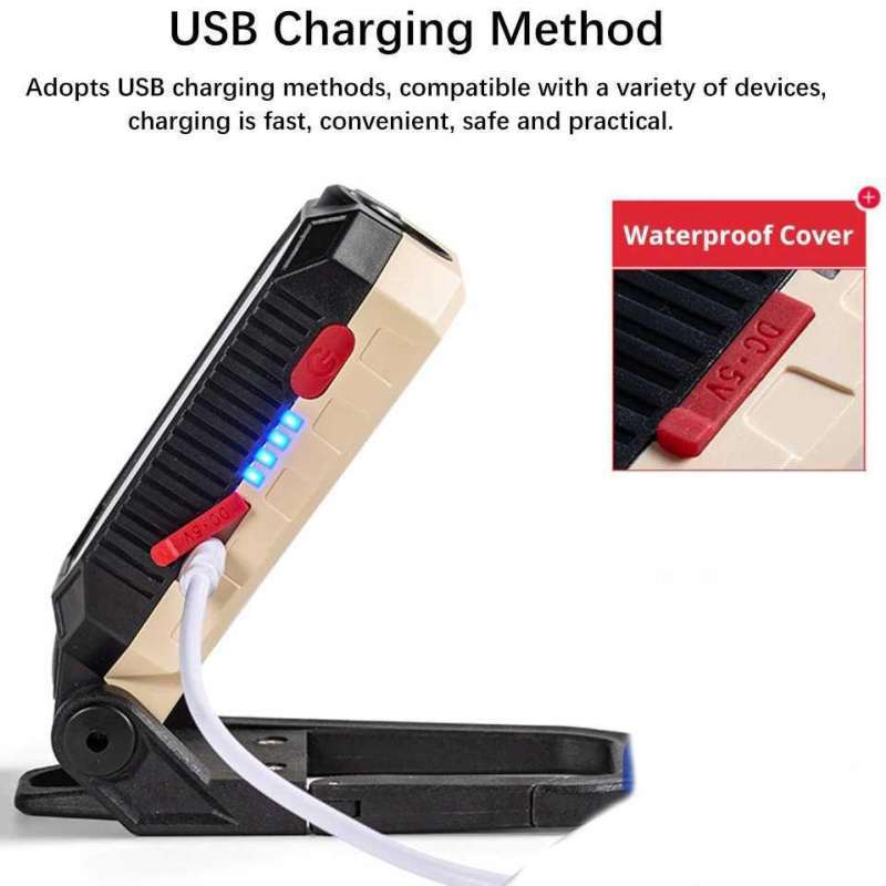 Promo GZLIDY Senter Camping Lampu LED Portable Magnet COB 2000 Lumens ...