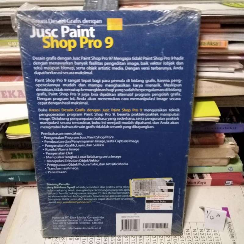 Jual buku komputer kreasi desain grafis dengan jusc paint shop pro 9 di Seller e-book-e ...