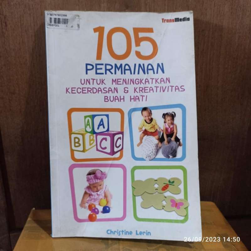Jual buku 105 permainan untuk meningkatkan kecerdasan kreativitas anak ...
