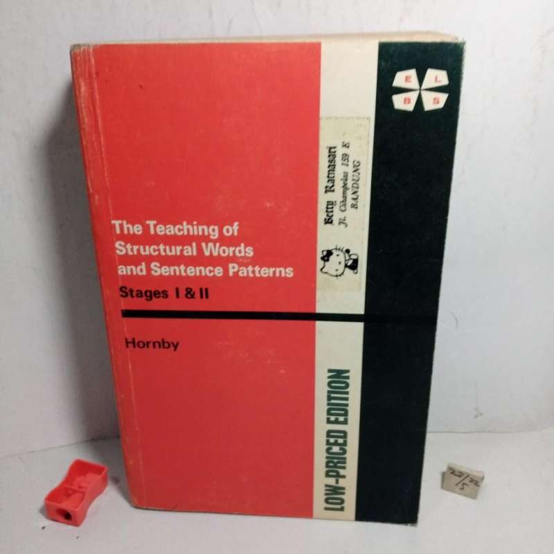 Jual The Teaching Of Structural Words And Sentence Patterns Stages I ...