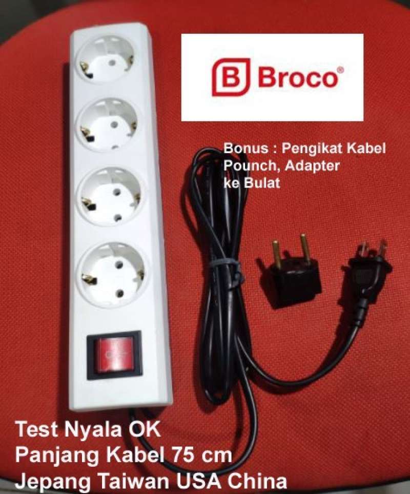 Promo Travel Stop Kontak Colokan Listrik Plug Steker Jepang Japan Usa ...