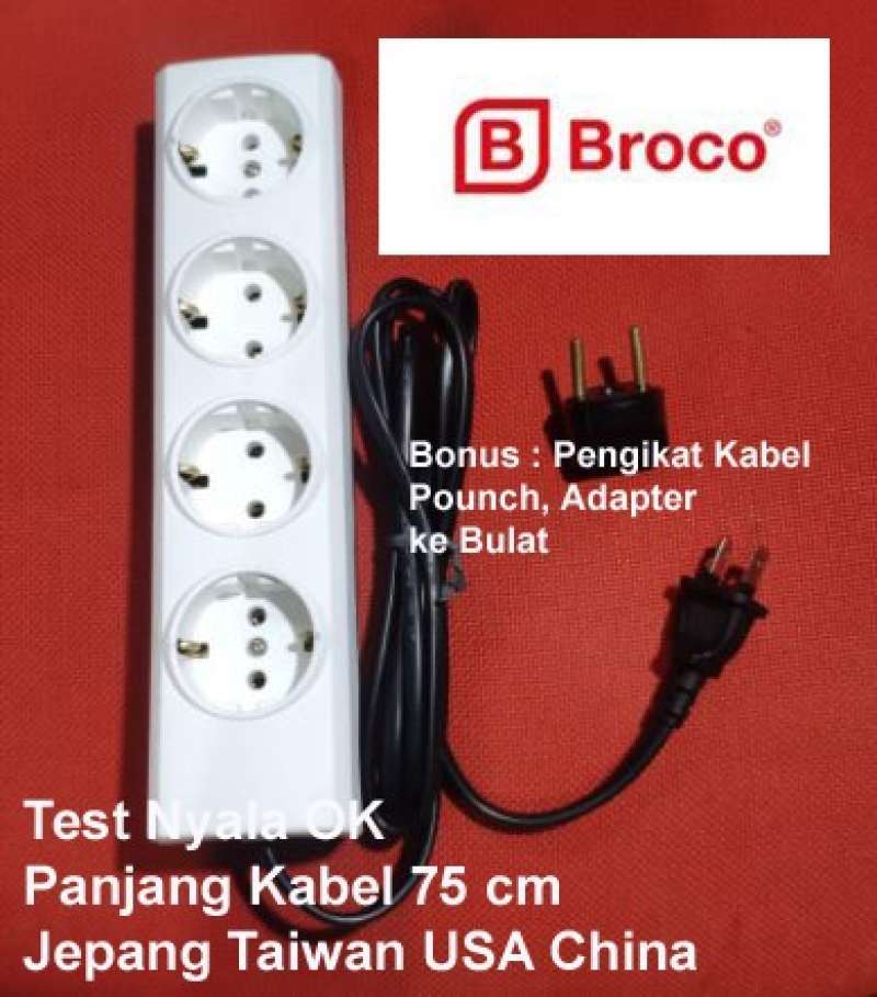 Promo Travel Stop Kontak Colokan Listrik Plug Steker Jepang Japan Usa ...