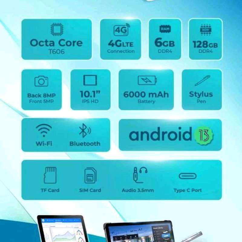 Jual ADVAN TABLET SKETSA 3 RAM 6/128GB di Seller Lotus cell makassar ...