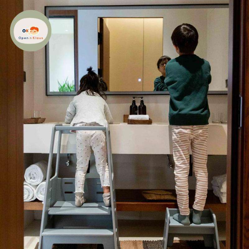 Jual Avdar Learning Tower Helper Tower For Toddler Trapezoid Shape ...