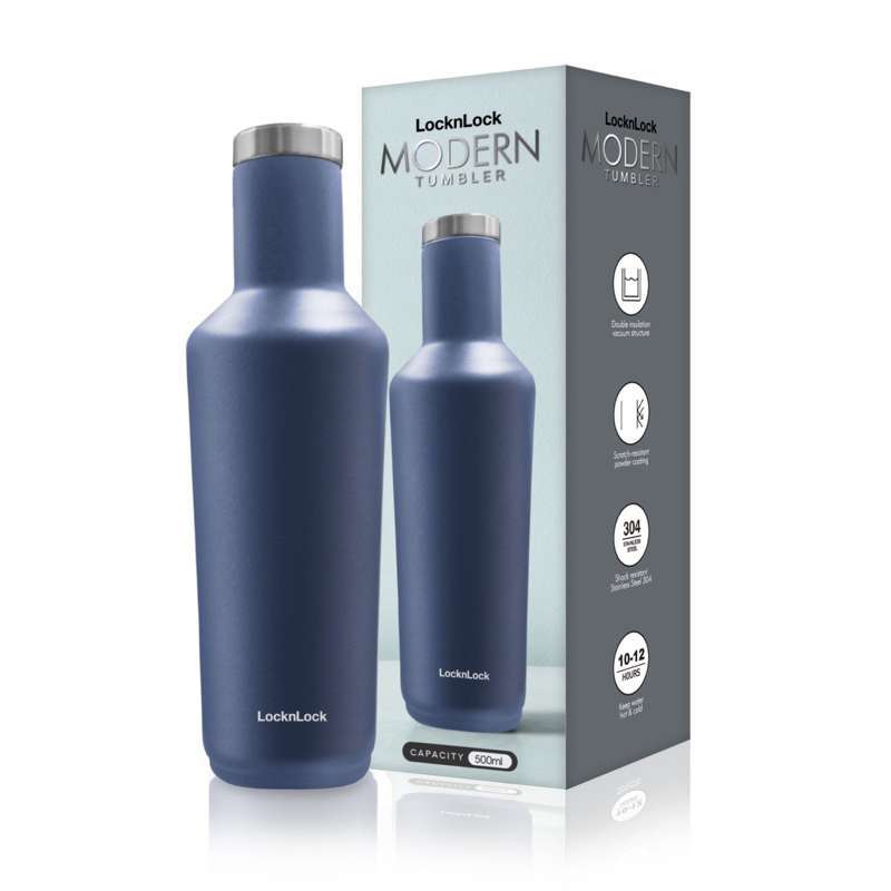 Jual Locknlock Modern Tumbler Hot & Cool 500 Ml - Lhc4343 - Navy Di ...