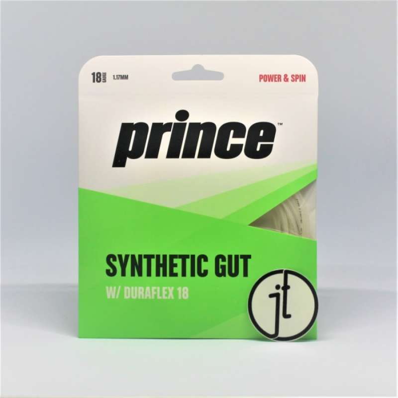 Promo Senar Tenis Prince Synthetic Gut 18 WIth Duraflex White Tennis ...
